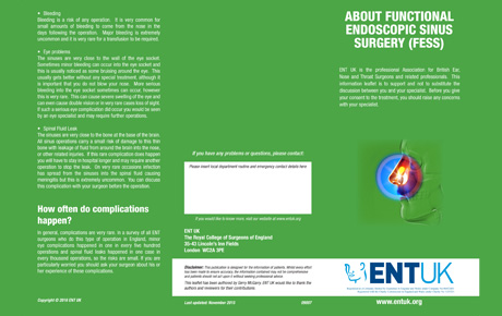 Patient information leaflet from Prince Modayil - Consultant ENT ...